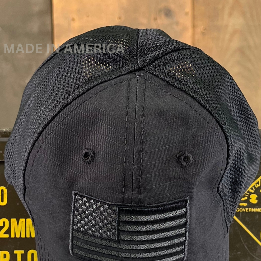 Black American Flag Hat Made In USA – The American Hat Company
